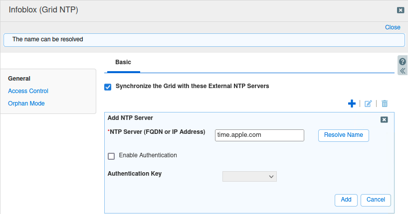 2531 - Configuring Grid DNS resolvers in NIOS