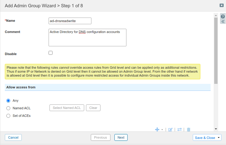 2551 - Configuring remote authentication in NIOS