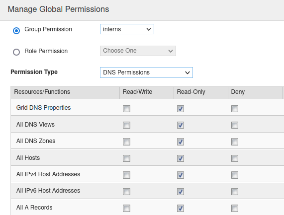 2534 - Applying global permissions in NIOS