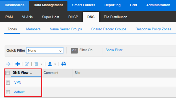 Navigating DNS Views in NIOS (2558)