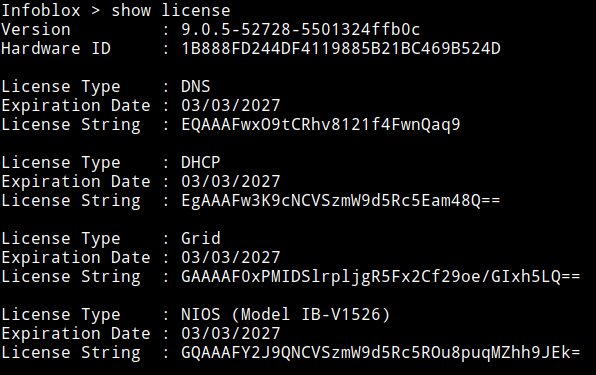 Installing Temporary and Subscription Licenses in NIOS (3539)