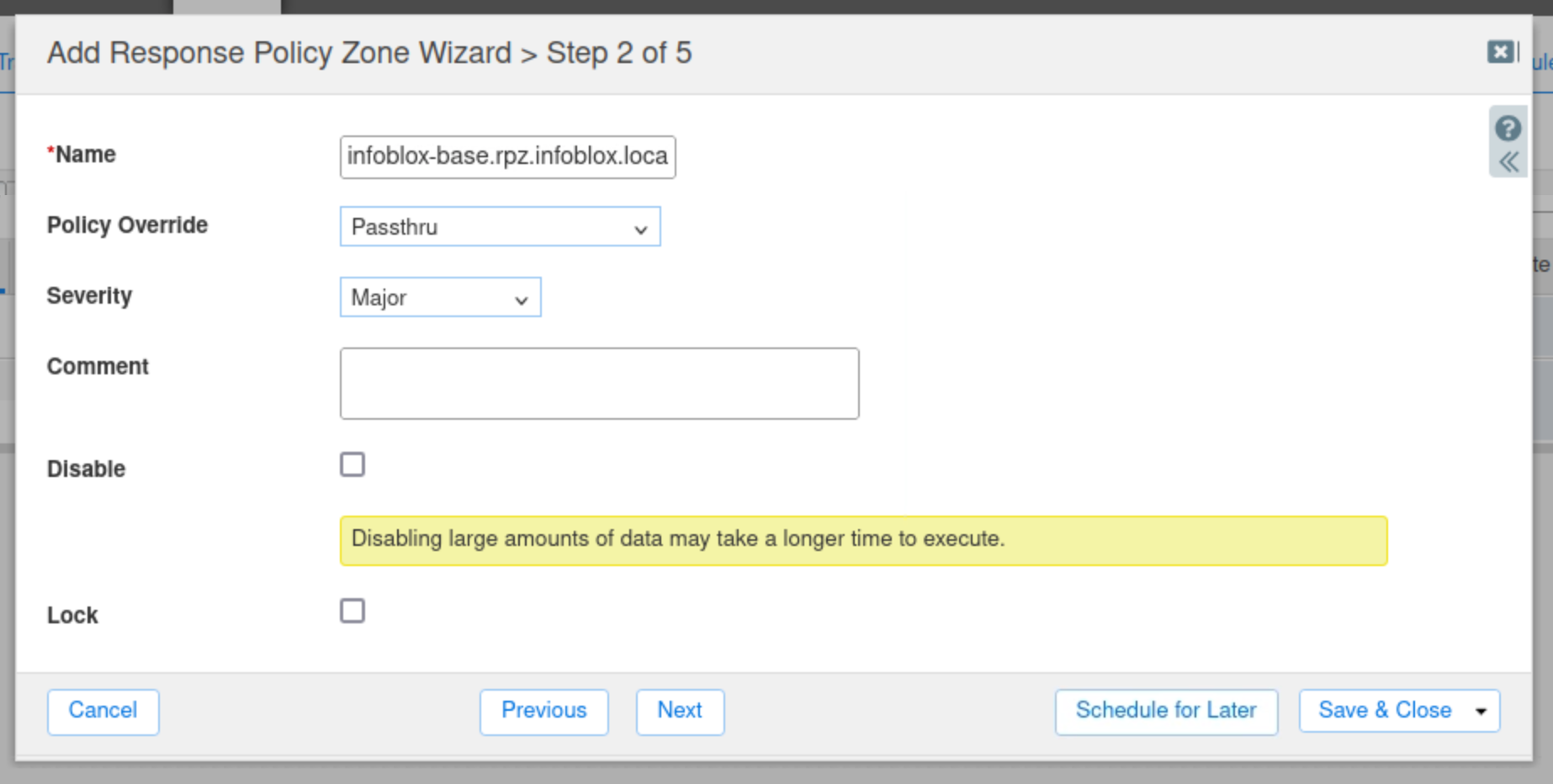 NIOS Threat Defense RPZ Feeds (2543)