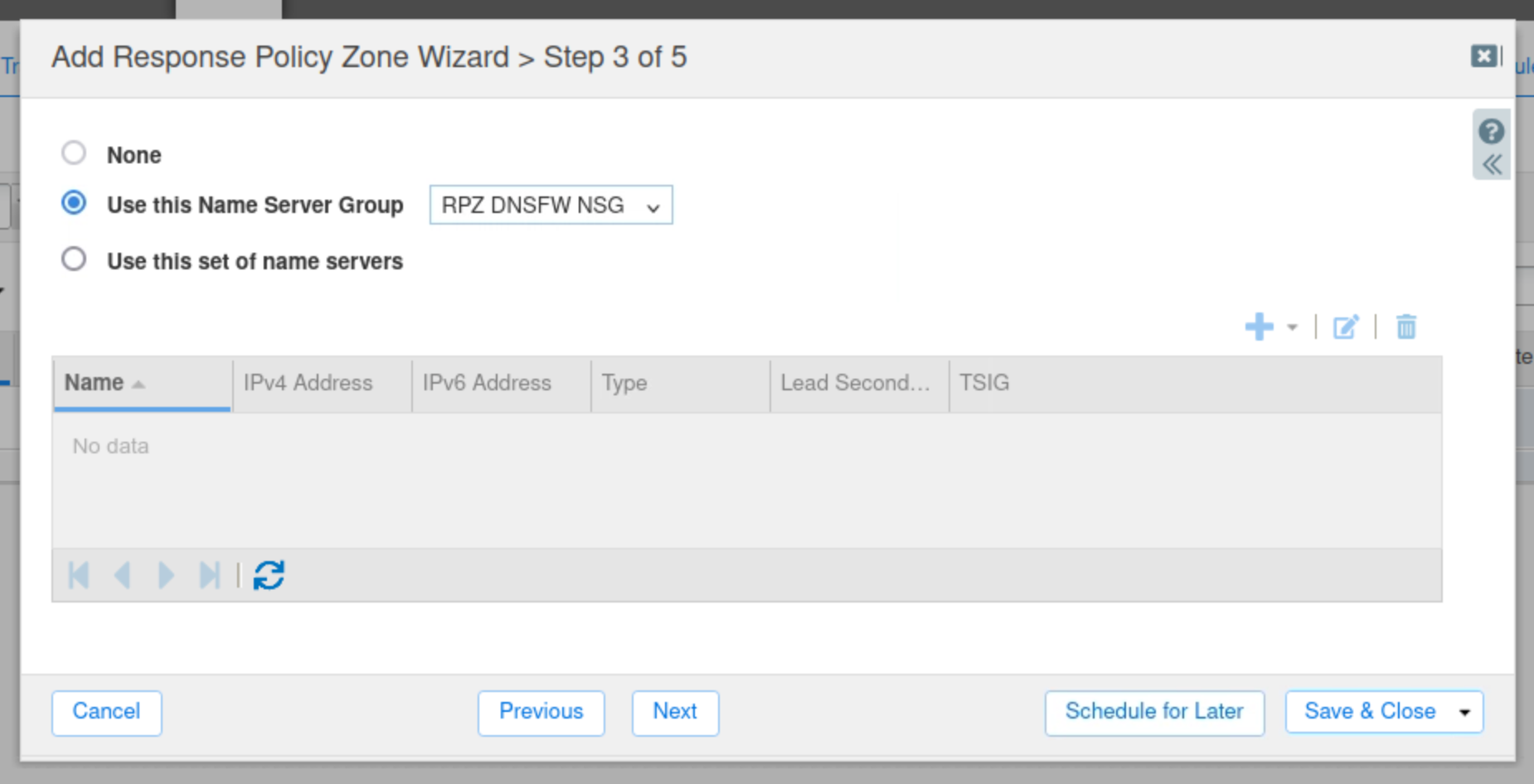NIOS Threat Defense RPZ Feeds (2543)