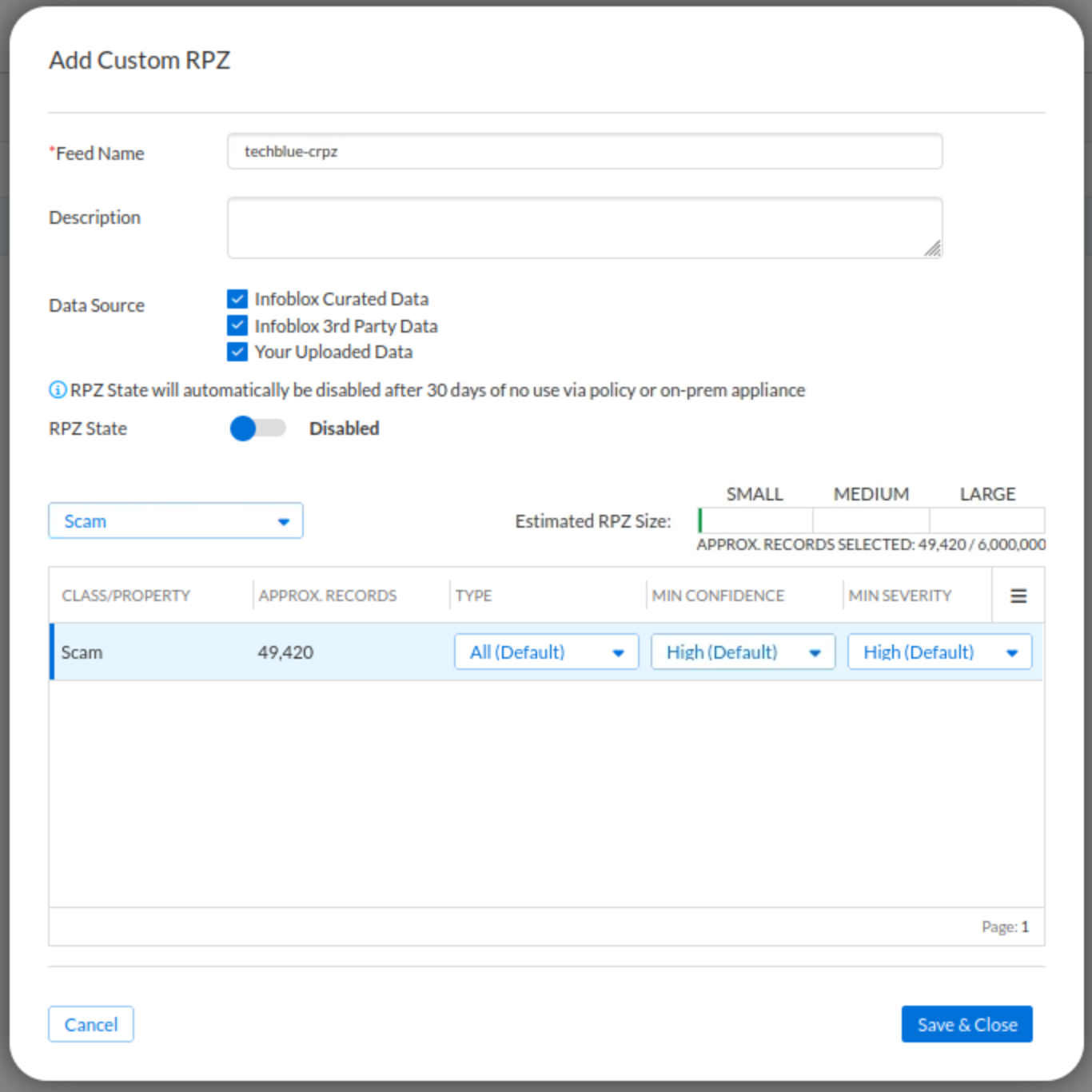 Using Threat Defense Custom Response Policy Zones (RPZ) (2806)