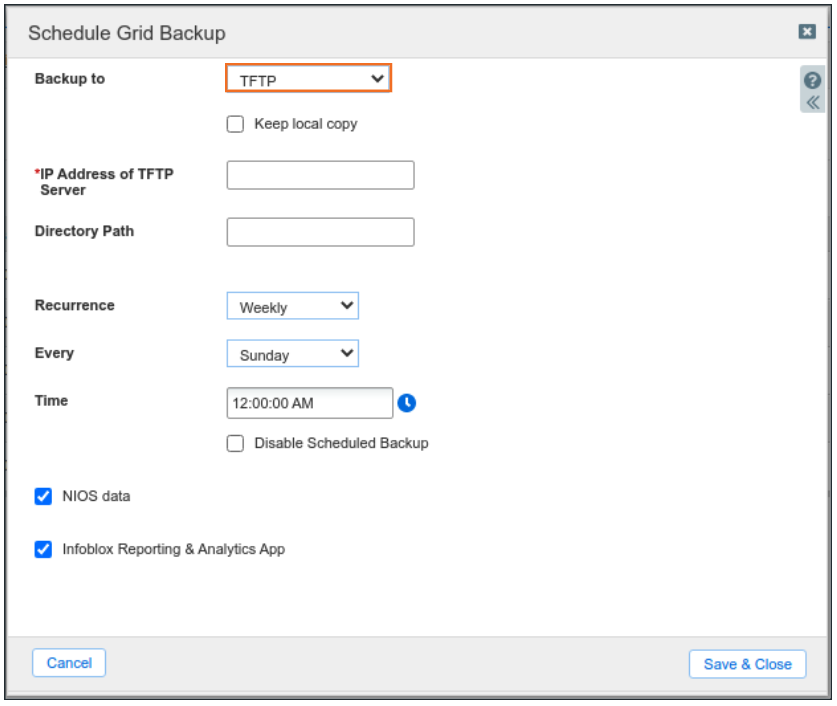 1502 - Verifying NIOS Grid backup configuration