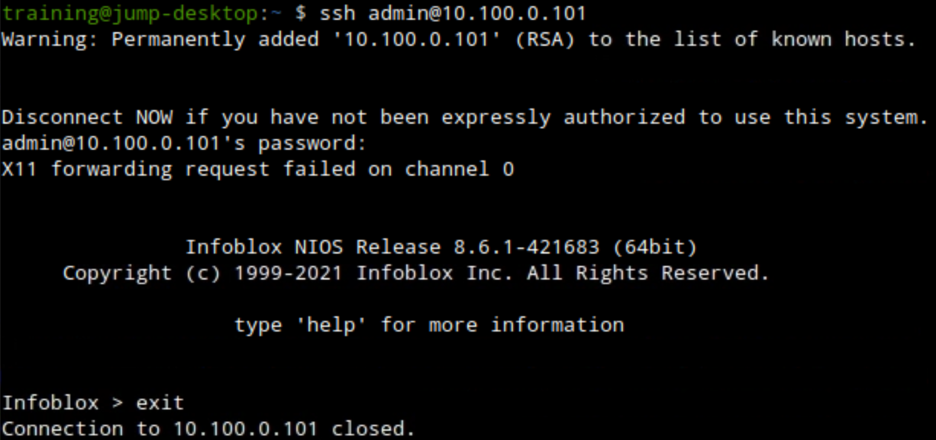 2502 - Enabling remote console access (SSH) for all NIOS Grid members
