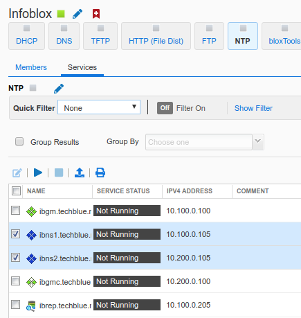 2507 - Enabling NTP services on NIOS members