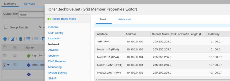 Replacing a failed HA node in a NIOS Grid (3504)